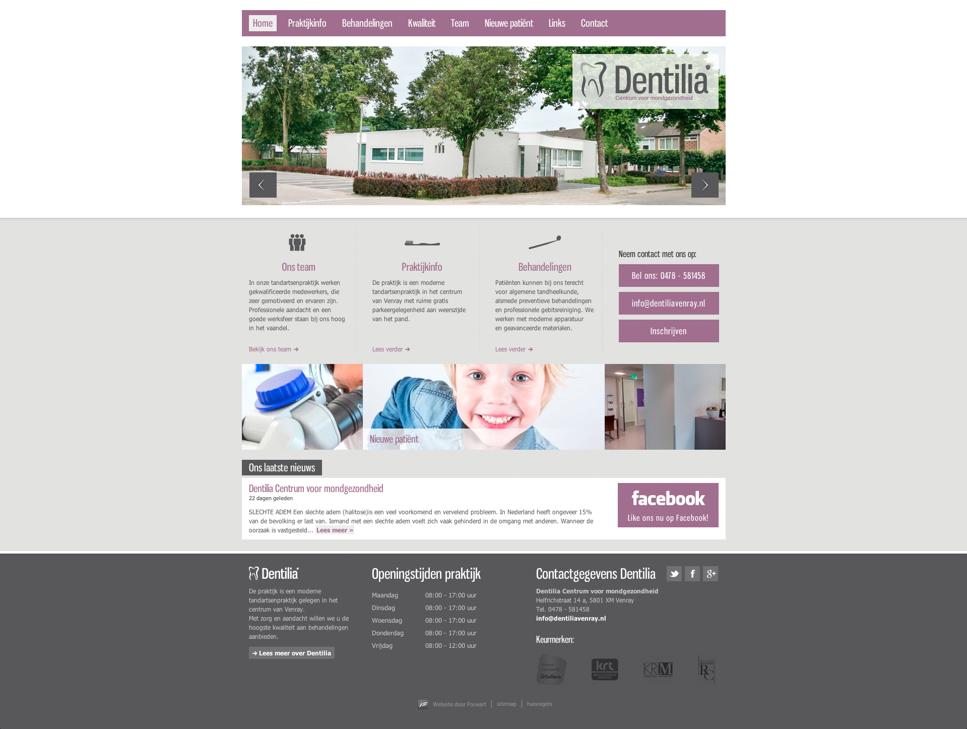 Nieuwe website Dentilia Venray | Encore Digital Agency